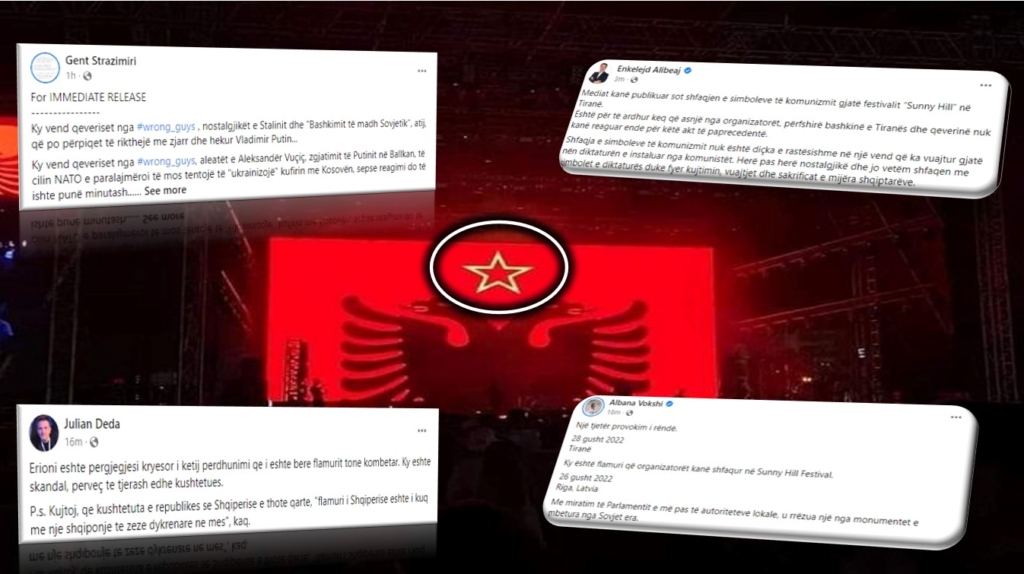 Gafë apo shashkë? Ylli i kuq mbi flamurin kuqezi trazon rrjetin